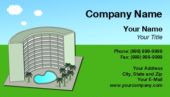 Resorts Business Cards