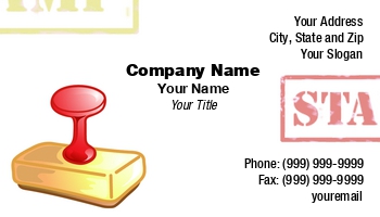 Rubber Products Business Cards