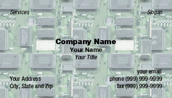 PC Repair Business Cards