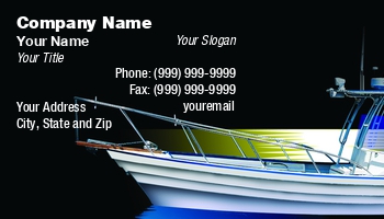 Boat Captain Business Cards