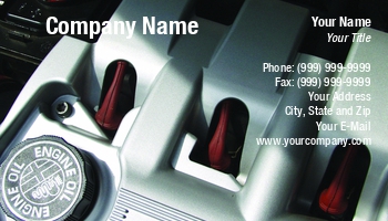 Lubricating Oil Business Cards