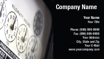 Utilities Business Cards