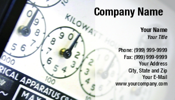 Utilities Business Cards