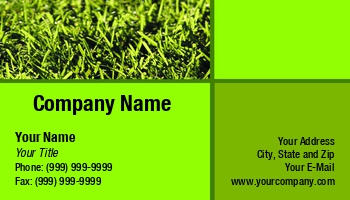 Artificial Grass Business Cards