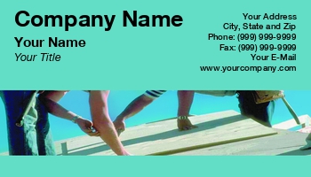 Carpenter Joiner Business Cards