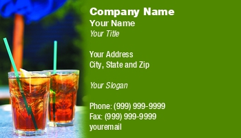 Beverage Business Cards