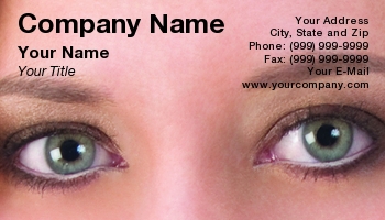 Optometry Business Cards