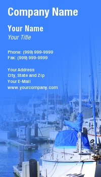 Marine Services Business Cards