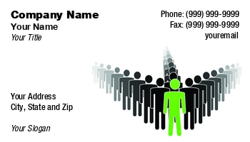 Human Resource Services Business Cards