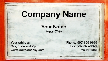 Colored Borders Business Cards : Page 1 of 49