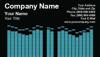 Recording Studio Business Cards