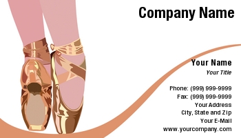 Ballet Business Cards