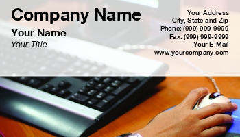 Computer Visiting Card Sample