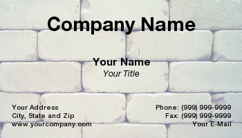 Brick Business Cards