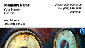 Speedometers Business Cards