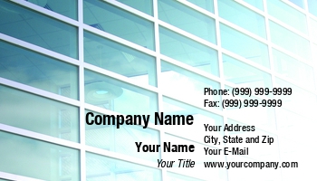 Glazier Business Cards