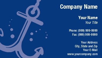 Marine Services Business Cards