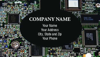 Computer Maintenance Business Cards