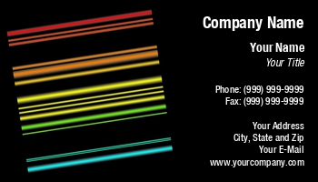 Rainbow Business Cards