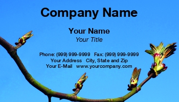 Tree Trimming Business Cards