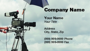 Videography Business Cards