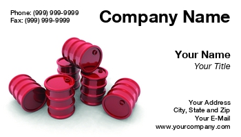 Oil Business Cards