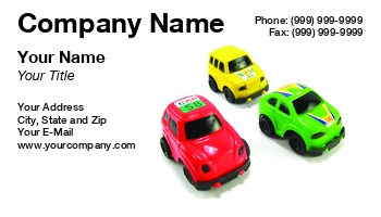Toy Cleaning Service Business Cards
