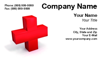 Red Cross Business Cards