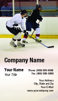 Hockey Business Cards