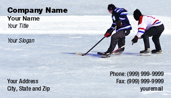 Hockey Business Cards