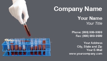 Medical Laboratory Business Cards