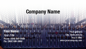 Typewriter Business Cards
