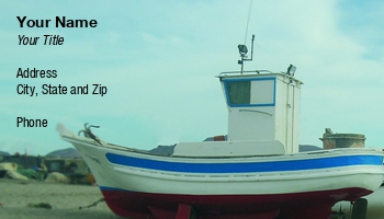 Boat Captain Business Cards
