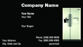 Refrigeration Mechanic Business Cards