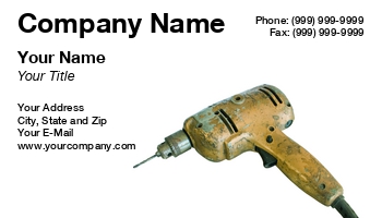 Drilling Business Cards