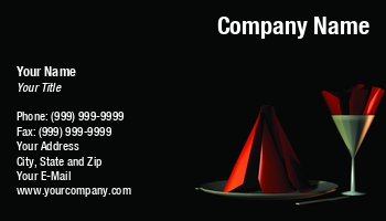 Party Planner Business Cards