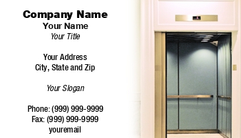 Elevator Installation and Repair Business Cards