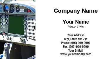 Flight Instruction Business Cards