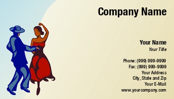 Dance Business Cards
