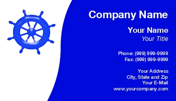 Marine Services Business Cards
