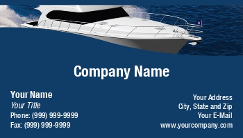 Marine Services Business Cards