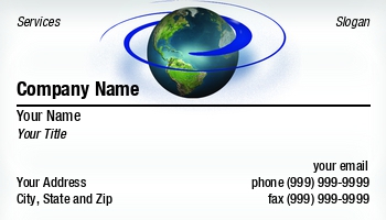 Earth Business Cards