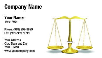 Paralegal Business Cards