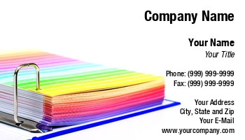 Office Supplies Business Cards