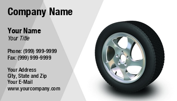 Tire Changer Business Cards