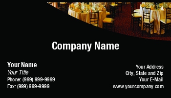 Banquet Hall Business Cards