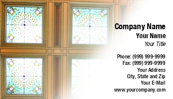 Stained Glass Business Cards