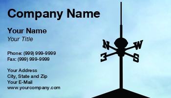Meteorologist Business Cards