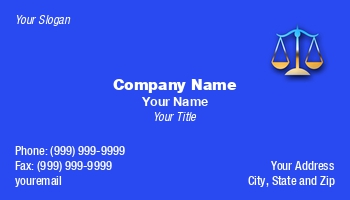 Paralegal Business Cards