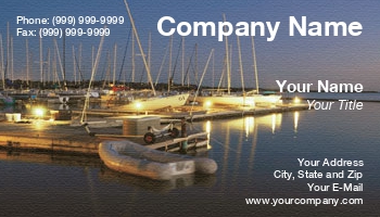 Marine Services Business Cards